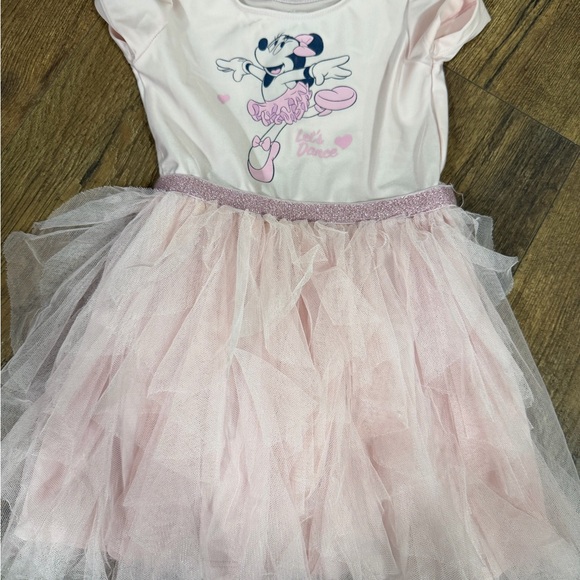 Disney | Dresses | Disney Minnie Mouse Light Pink Dance Costume | Poshmark